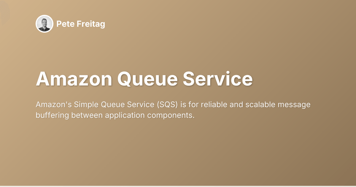Amazon Queue Service