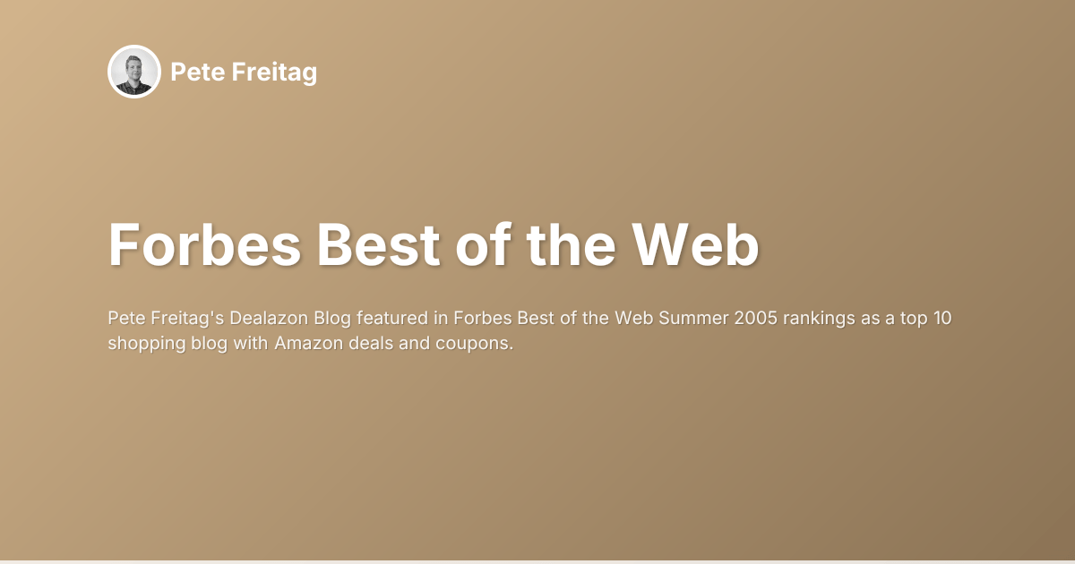 Forbes Best of the Web
