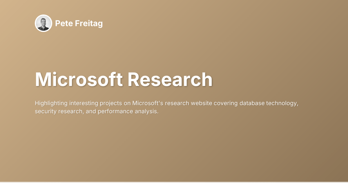 Microsoft Research